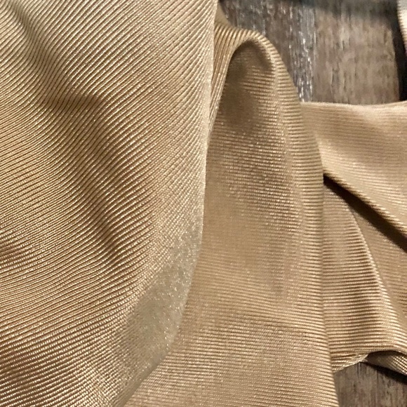 Swim | Nwt Cut Out Swimsuit Micro Monokini Camel Model Gold Buckle Open ...